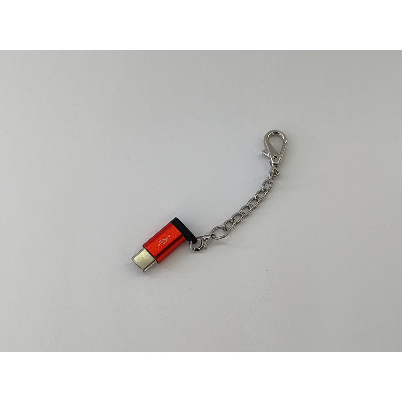 micro USB socket (female) to USB-C plug (male) adaptor for A2C caberQU